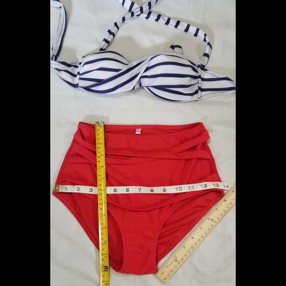 Swim | Vtg Inspired Pinup Girl 2 Pc Swimsuit | Poshmark
